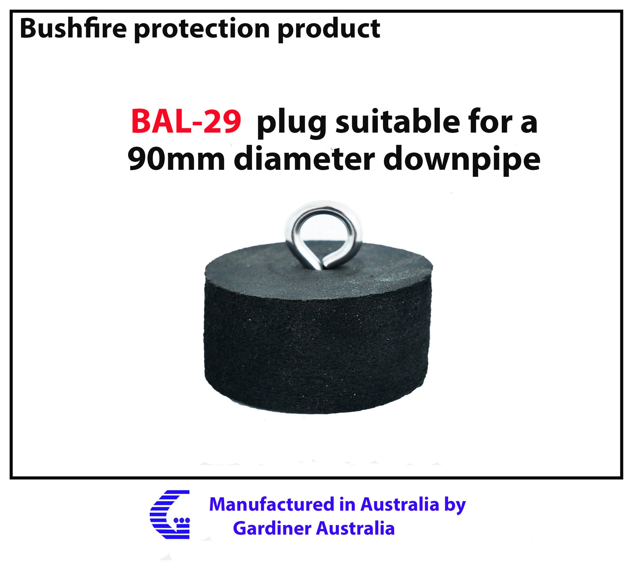 BAL-29 Downpipe plugs – Gardiner Australia