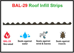 BAL-29 eave & ridge roof infill strips – Gardiner Australia
