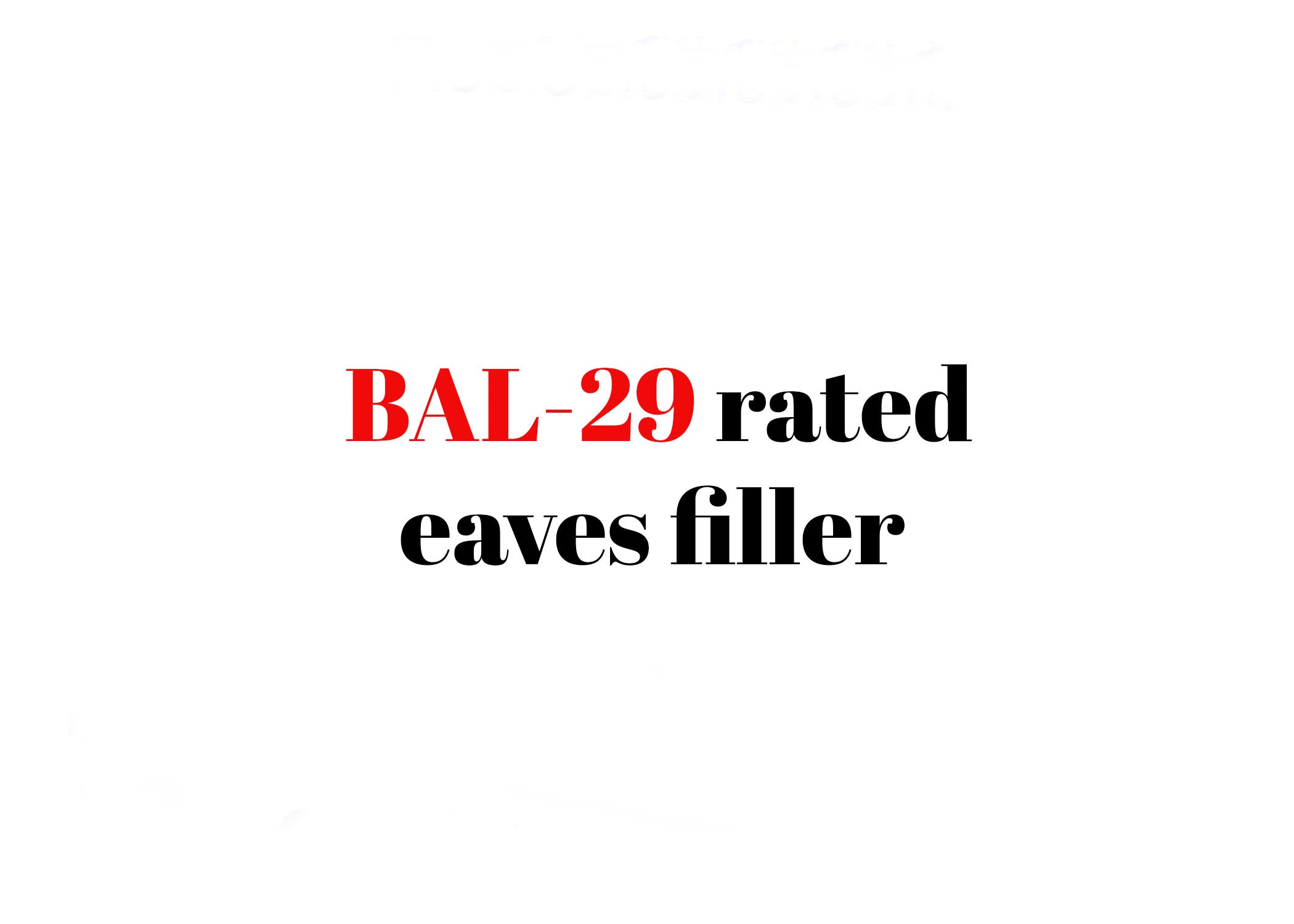 BAL-29 eave & ridge roof infill strips – Gardiner Australia